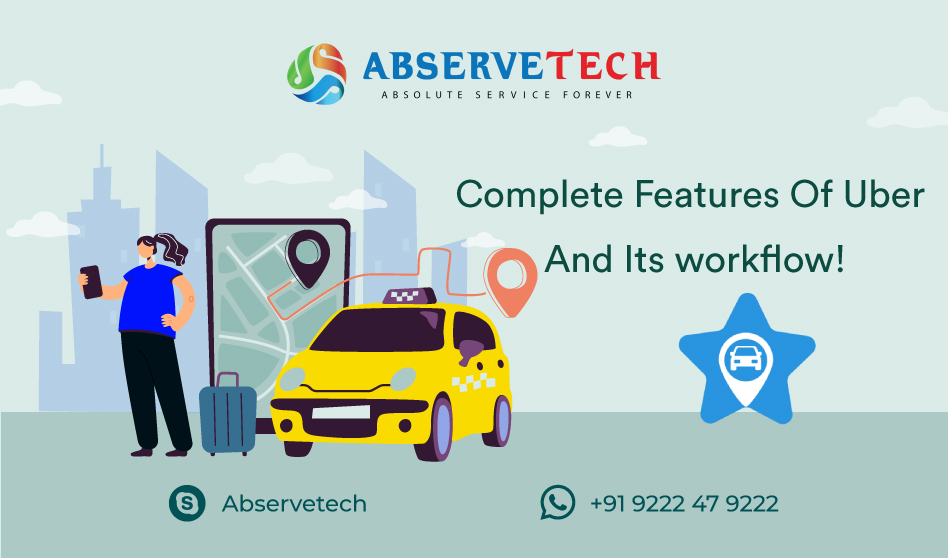 Complete Features of Uber Clone and its Workflow - Abservetech Blog