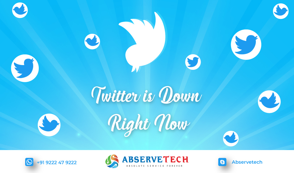 Twitter DOWN for thousands of users - Abservetech Blog