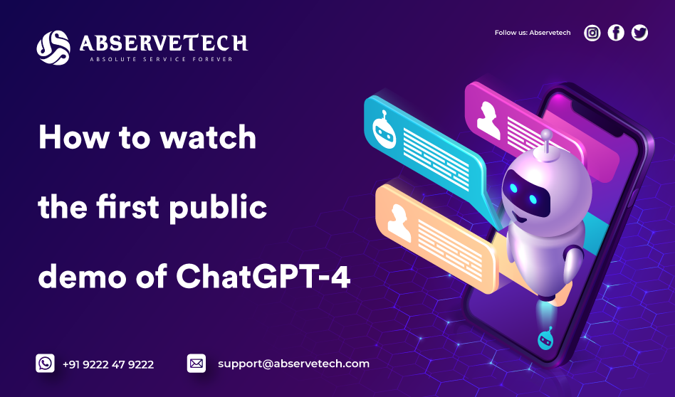 How to watch the first public demo of ChatGPT-4